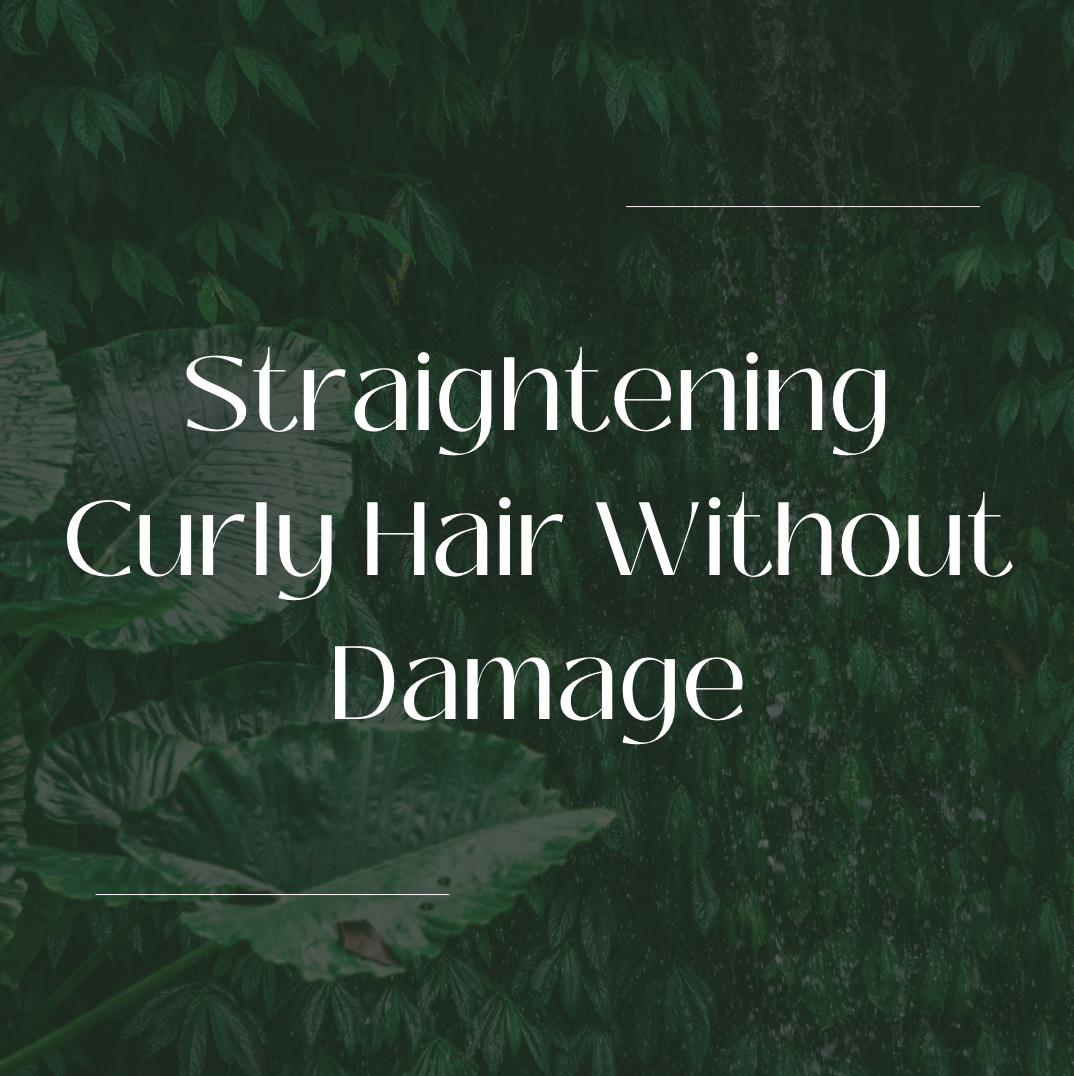 Straightening Curly Hair Without Damage: A Complete Guide – Alié Moisture